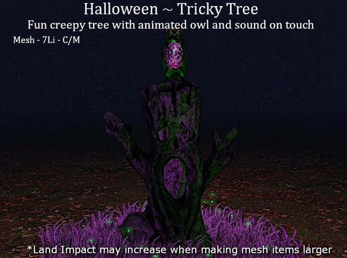 Second Life Marketplace - LOVE SUPERSTORE - HALLOWEEN TRICKY TREE